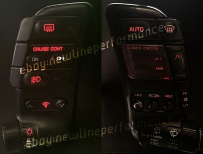 1990-1996 Nissan 300ZX Z32 Turbo NA Red LED Headlight Climate Pod Bulb ...