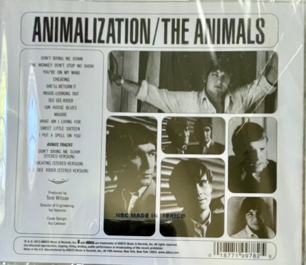 THE ANIMALS Animalization CD w/ Bonus Tracks *SEALED* Hype Sticker ...