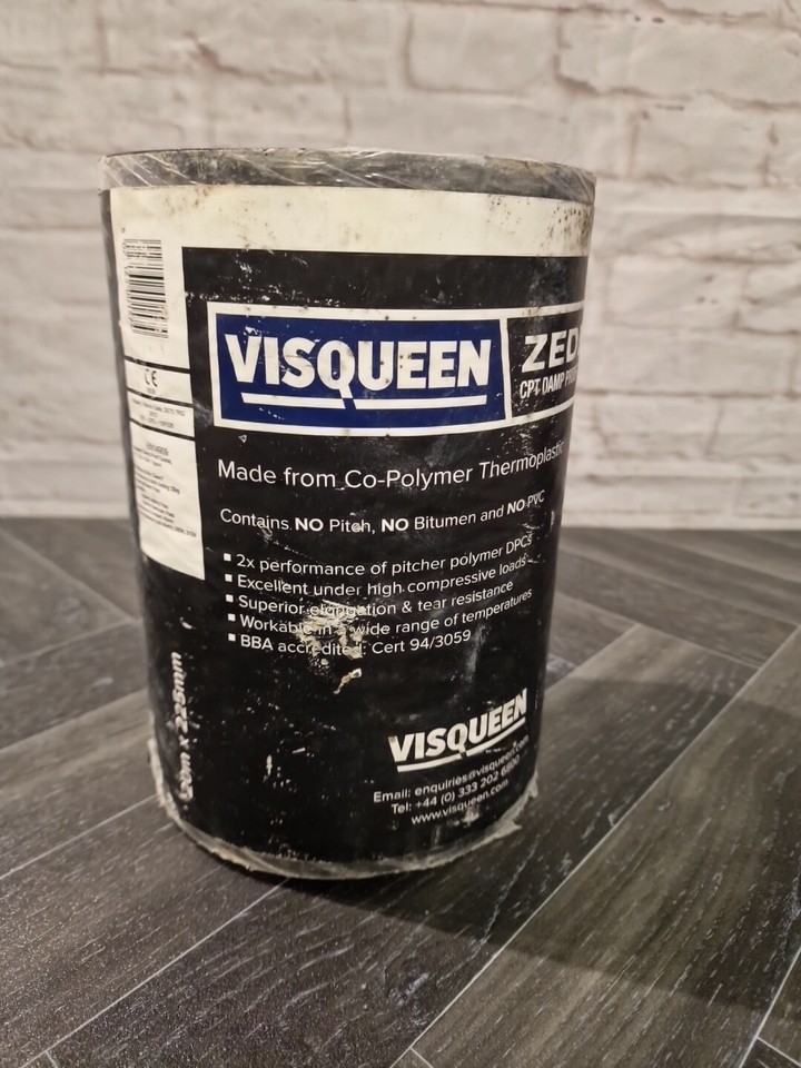Visqueen DPC Zedex CPT High Performance Damp Proof Course 20m x 225mm ...