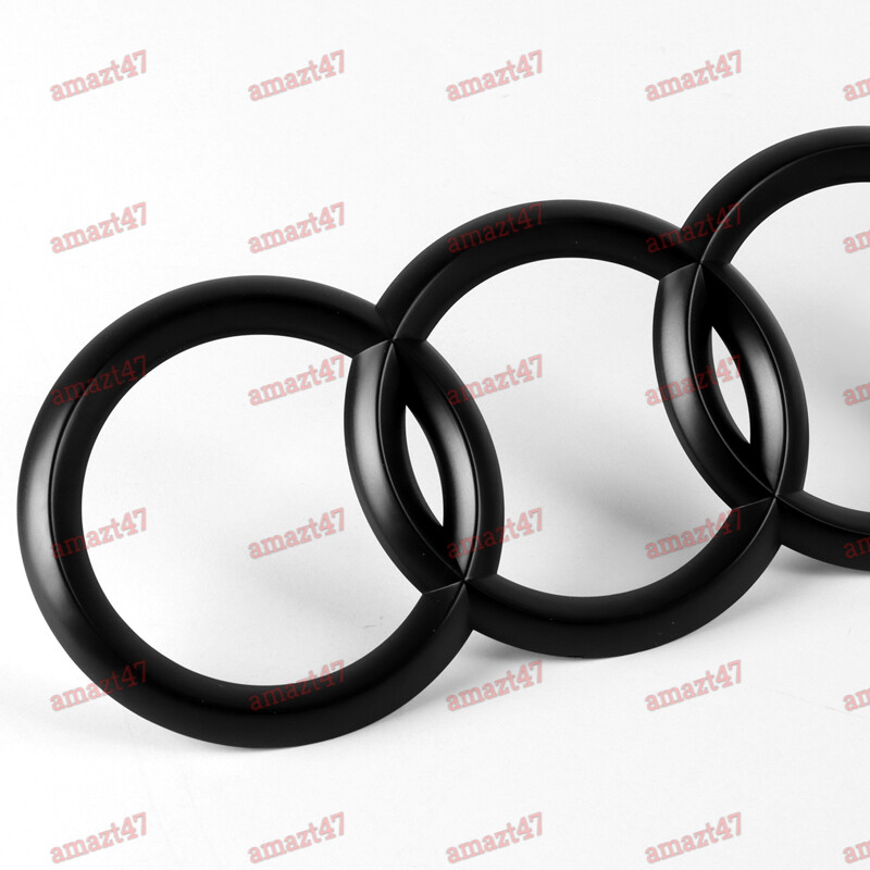 215mm x 70mm For Audi Rear Rings A8 S8 Q7 Emblem Boot Sticker Badge ...
