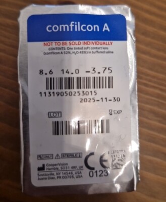 2 Kontaktlinsen -3.75 Monatslinsen comfilcon A NEU | eBay.de