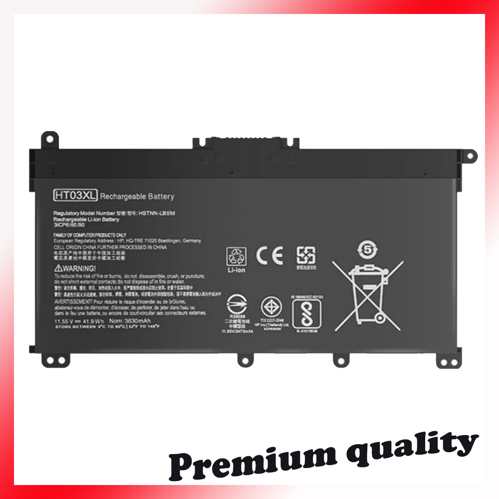 HT03XL Battery L11421-542, 11.55v 41.9Wh L11119-855 for HP 15-CS 15-DA ...