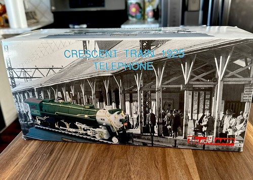 Vintage Telemania Crescent Train 1925 Locomotive Telephone Phone ...