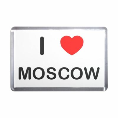 Moscow I Love Heart Plastic Fridge Magnet (S, M, L, XL) | eBay