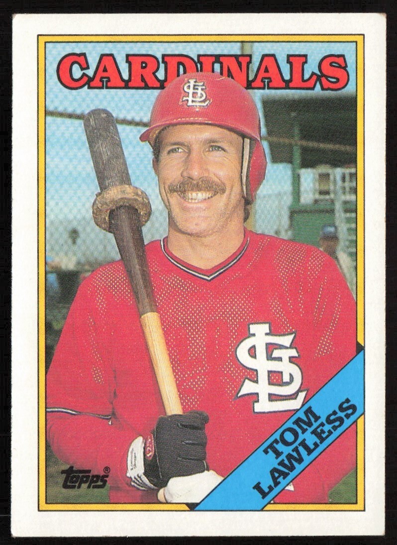 1988 Topps #183 Tom Lawless St. Louis Cardinals | eBay