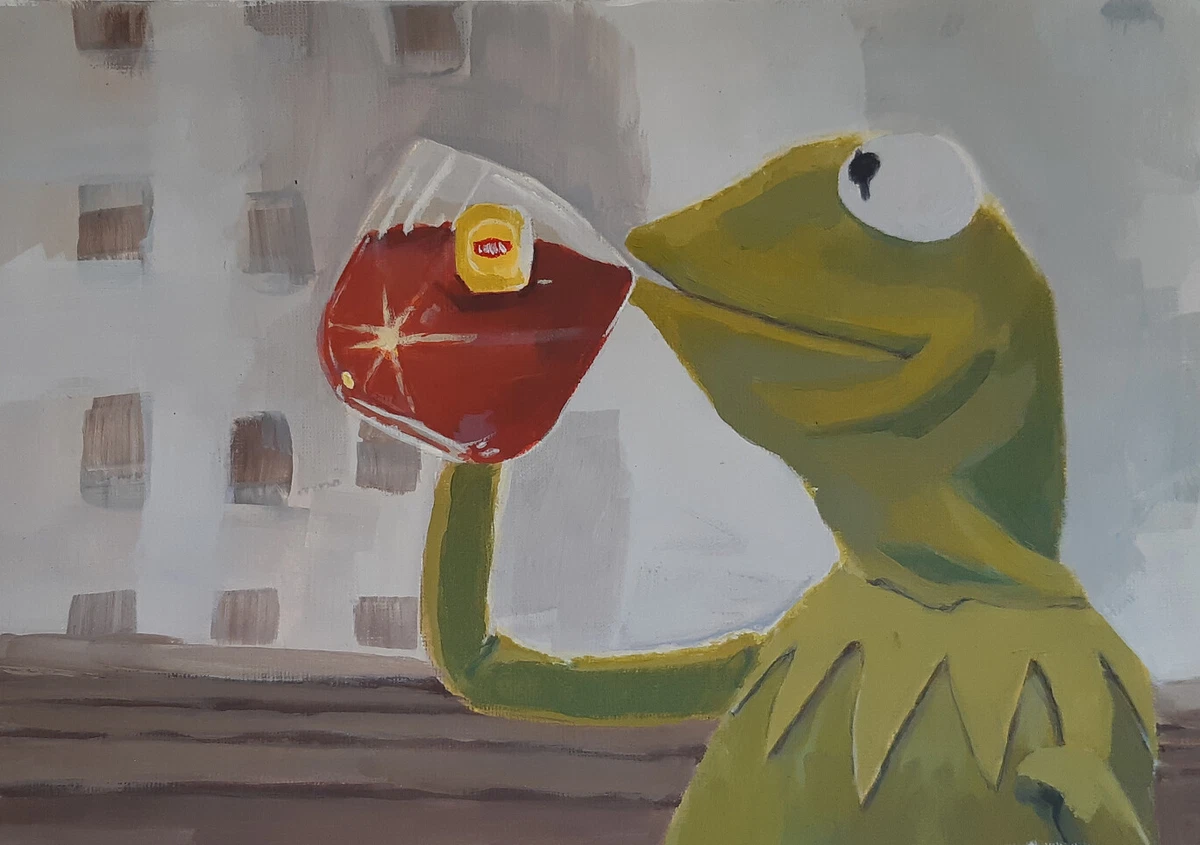 Kermit The Frog Drinking Meme