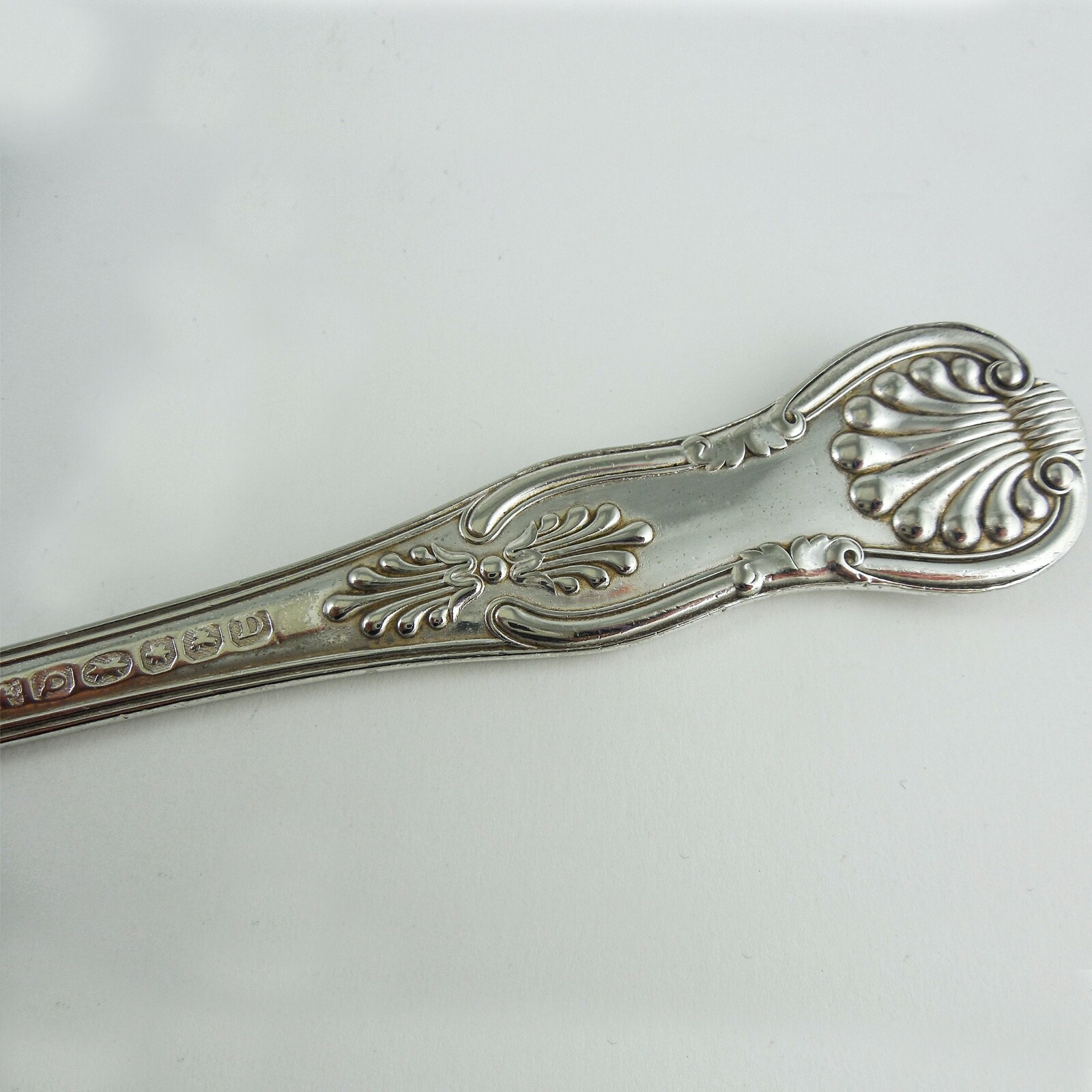 KINGS PATTERN LARGE STUFFING SERVING SPOON - Old Hallmarks SILVER Plate ...