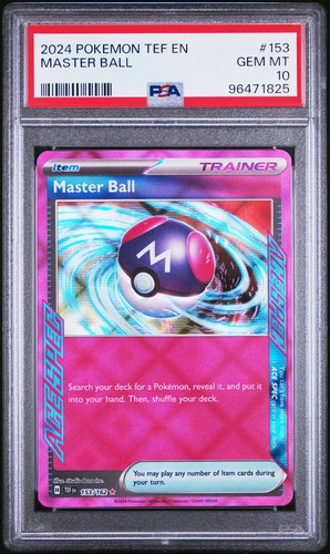 Master Ball 153/162 2024 Pokemon Temporal Forces *825 PSA 10 | eBay