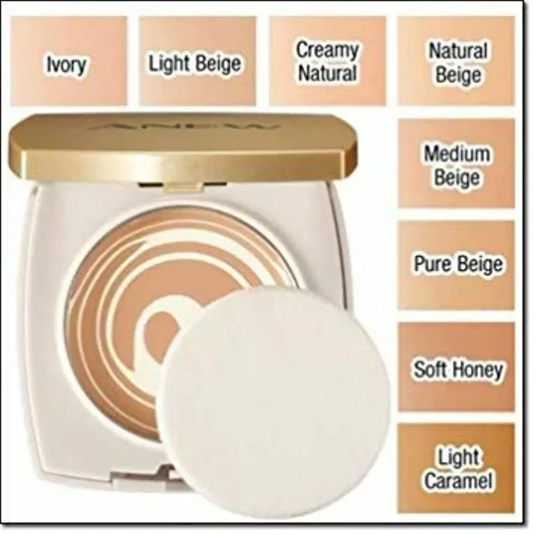 Avon Anew Swirl Age Transforming 2-in-1 Compact Foundation , Soft Honey ...