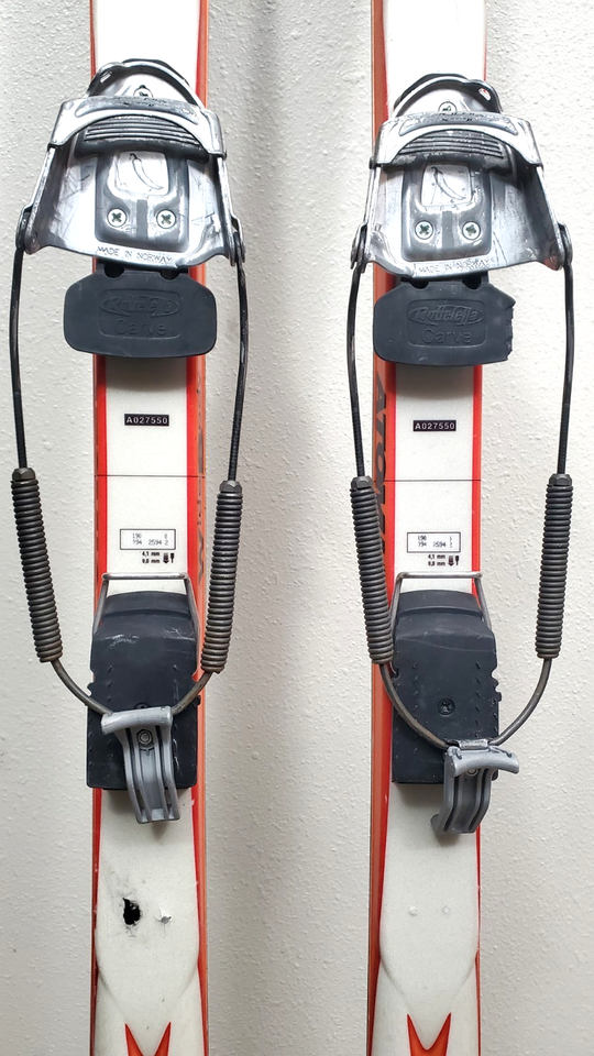 190cm ATOMIC Beta Ride 8.20 Telemark Skis w/ Rottefella Karve 75mm ...