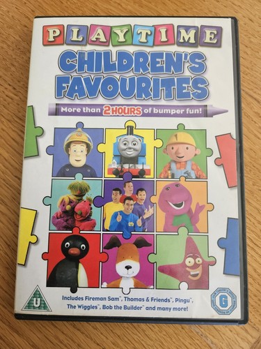PLAYTIME CHILDREN'S FAVOURITES DVD KIDS HOOBS KIPPER WGGLES PINGU ...