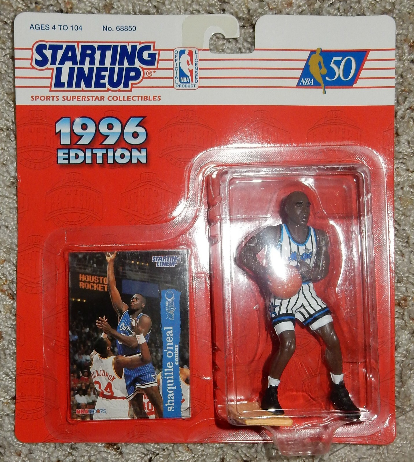 Starting Lineup Basketball SHAQUILLE O'NEAL SHAQ 1996 ORLANDO MAGIC | eBay