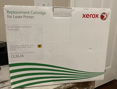 Xerox LaserJet CP4520, CP4525 Yellow Toner Cartridge CE272A New | eBay