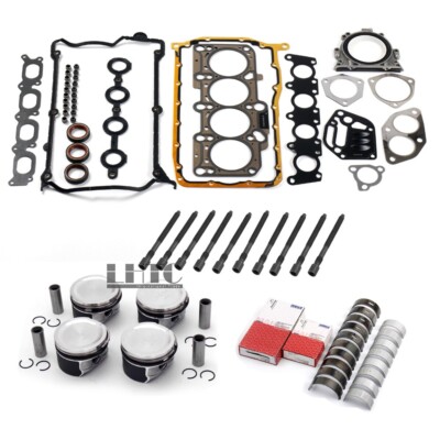 Engine Pistons Rings Rebuild Set For VW Jetta Beetle Golf GTI 1.8 Turbo ...