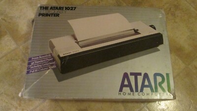 Vintage Atari 1027 Printer (power on) | eBay