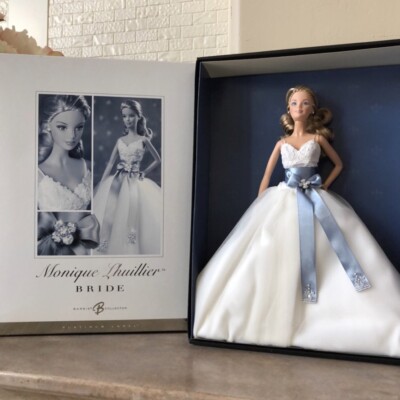 Monique Lhuillier Bride Barbie Doll Platinum Label Less Than 1000 ...