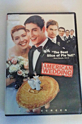 American Wedding DVD Fullscreen Jason Biggs Sean William Scott Alyson ...