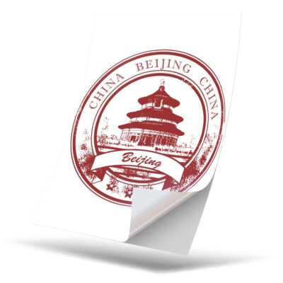 1 x Vinyl Sticker A4 - Beijing China Chinese Travel #5945 | eBay