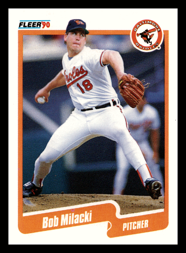 Bob Milacki 1990 Fleer #182 Baltimore Orioles NM-MINT | eBay