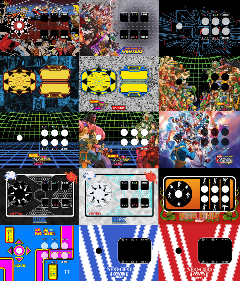 MAS MINI Arcade Fight Stick Joystick Replica Case, paint, plexiglass ...