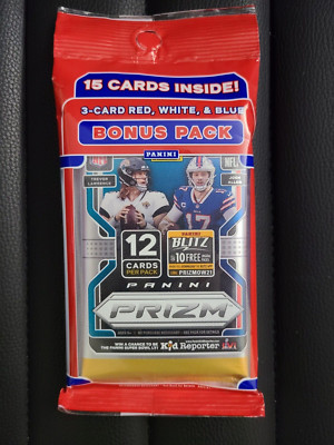 Panini 2021 Prizm Football Cello Bonus Pack - 15 Cards 613297976547| eBay
