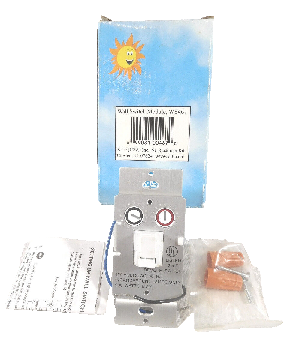 New In Box - X-10 - Wall Switch Module - Model WS467 | eBay