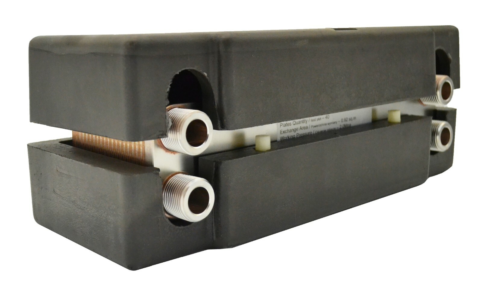 Nordic Tec Brazed Plate Heat Exchanger Optional Insulation Brackets Set ...