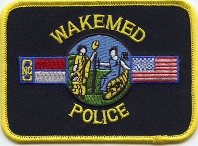 WAKEMED HOSPITAL Raleigh NORTH CAROLINA HOSPITAL POLICE PATCH | eBay