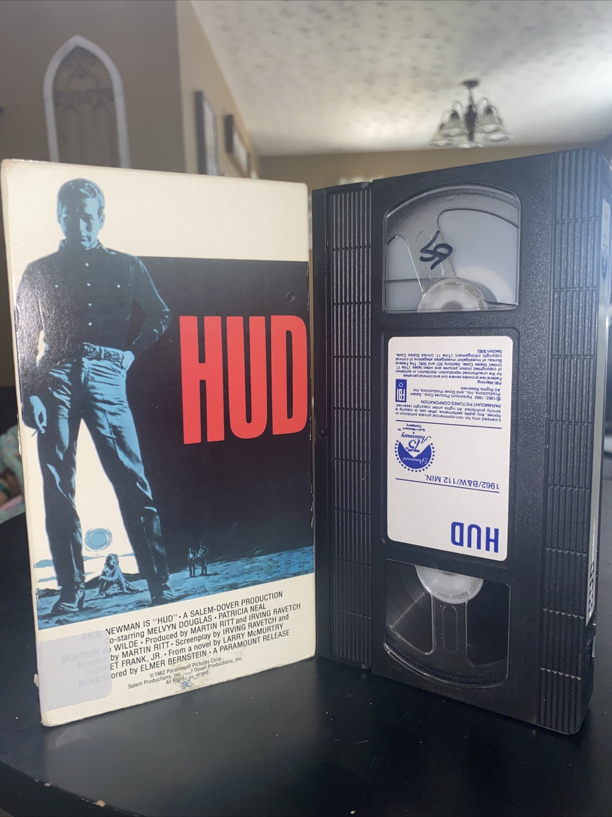 Hud VHS Paul Newman Patricia Neal B&W 1962 rare oop BUY 2 GET 1 FREE ...
