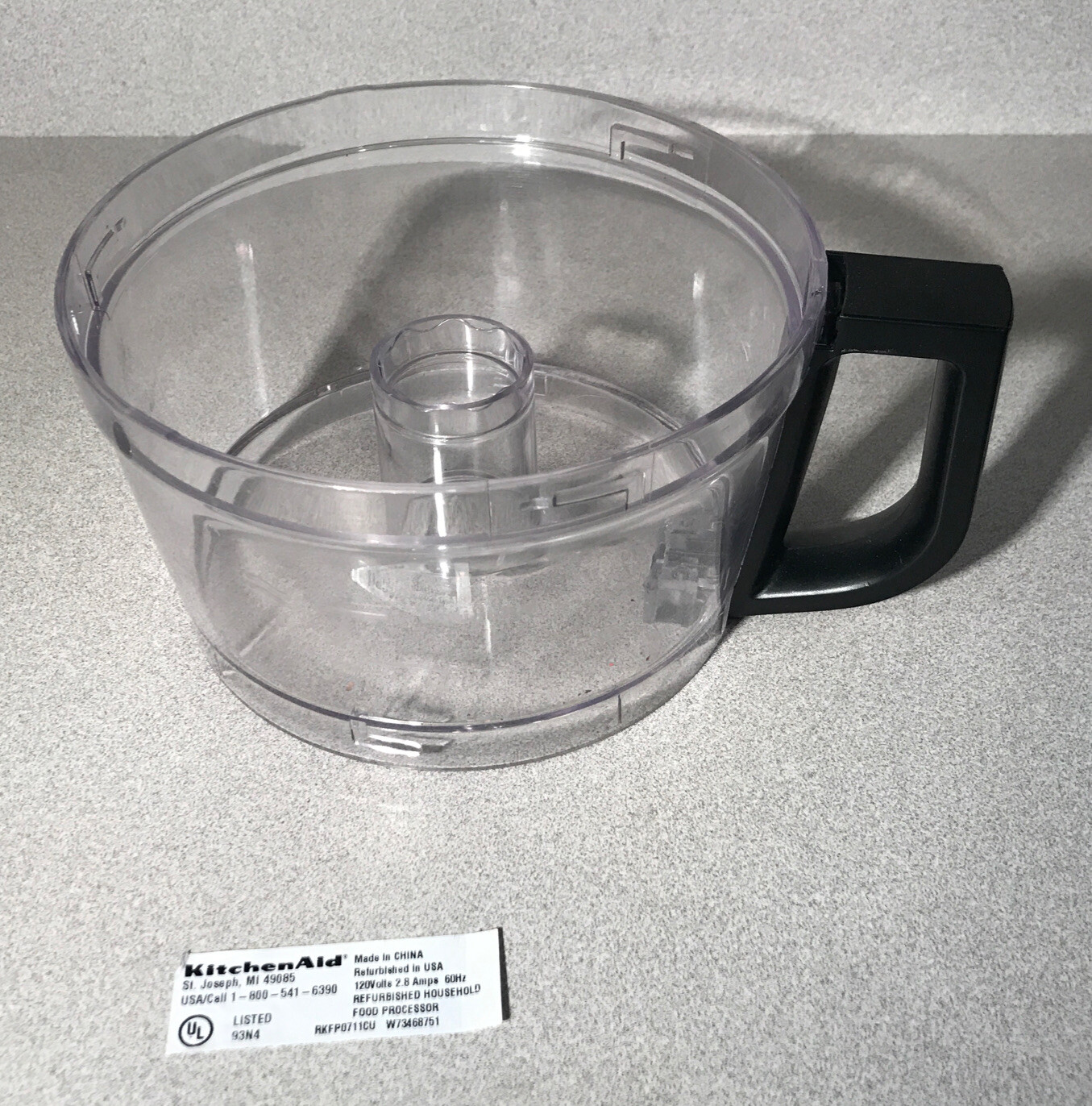 KITCHENAID FOOD PROCESSOR MODEL KFP0711CU0 WORK BOWL ONLY Replacement ...