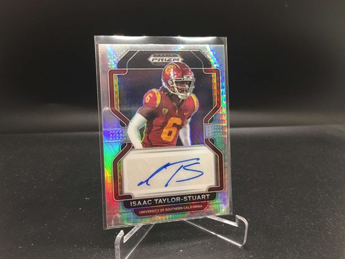Isaac Taylor-Stuart 2022 Prizm Draft Hyper Auto RA-ITS USC Colts RC | eBay