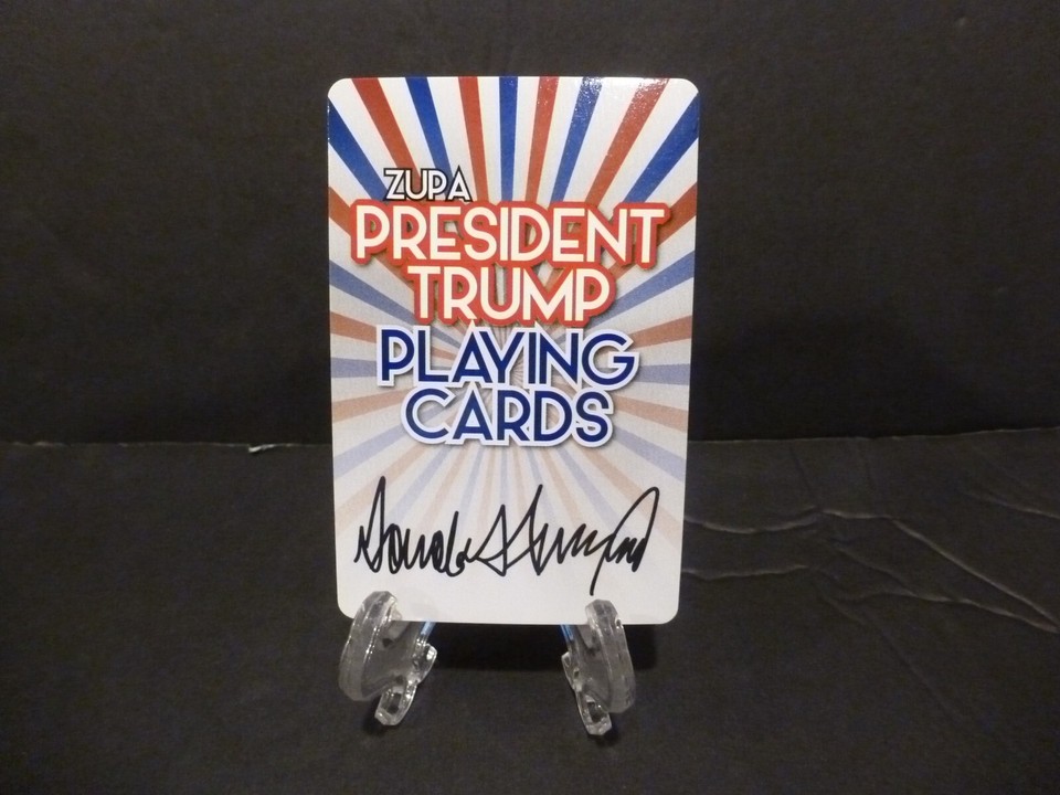 President Donald Trump Printed Signature King of Clubs playing card. | eBay
