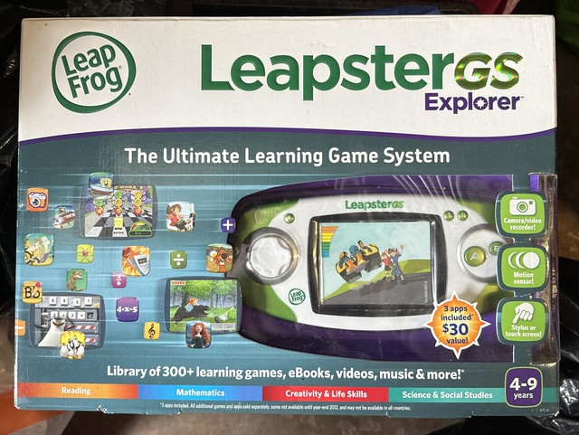 LeapFrog LeapsterGS Explorer Learning Game System - Green for sale ...