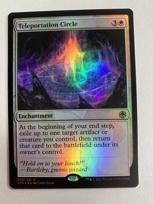 Teleportation Circle Ampersandfoil | eBay