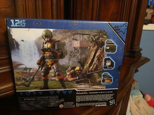 GI JOE CLASSIFIED ROADBLOCK TRIPWIRE & MACLEOD TIGER FORCE #126 TARGET ...