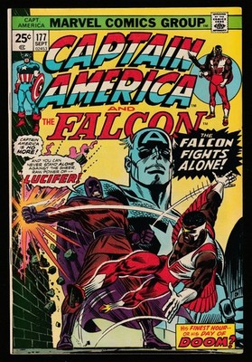 Marvel CAPTAIN AMERICA and the FALCON No. 177 (1974) Lucifer Appearance ...