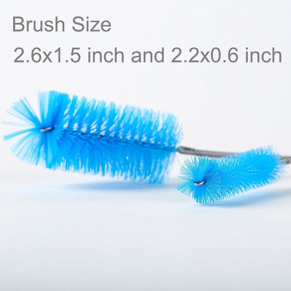 Aquarium Filter Brush Set, Flexible Double Ended Bristles Hose Pipe ...