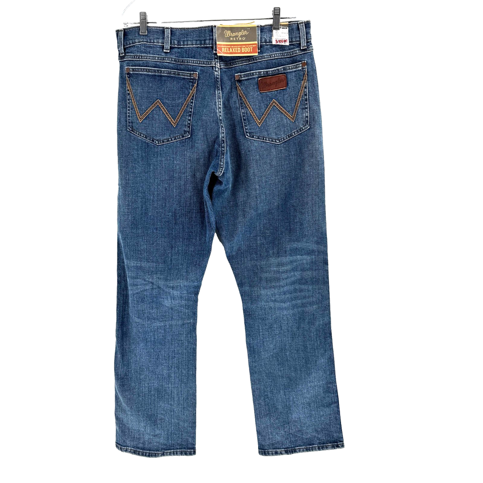 Wrangler Retro Relaxed Bootcut Hanford Jeans Men 34X34 Western Cowboy ...