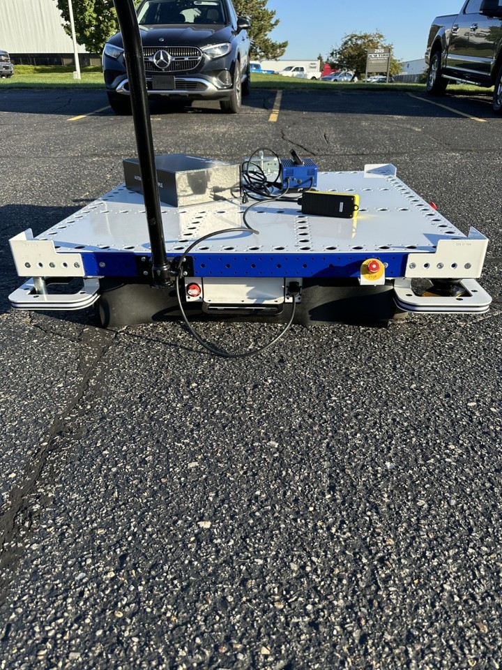 FlexQube eQart AGC AGV automated guided cart and pallet tugger cart | eBay