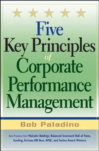 FIVE KEY PRINCIPLES OF CORPORATE PERFORMANCE MANAGEMENT By Bob Paladino ...