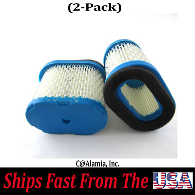 (2-Pack) Heavy Duty Air Filter for Briggs, Replaces 498596, 690610 ...