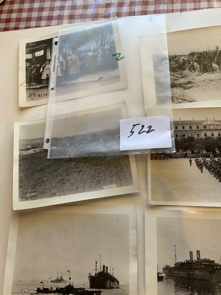522 WWI US ARMY AEF PHOTOS LOT OF 6 WILSON PERSHING US GRAVES CLAREMONT ...