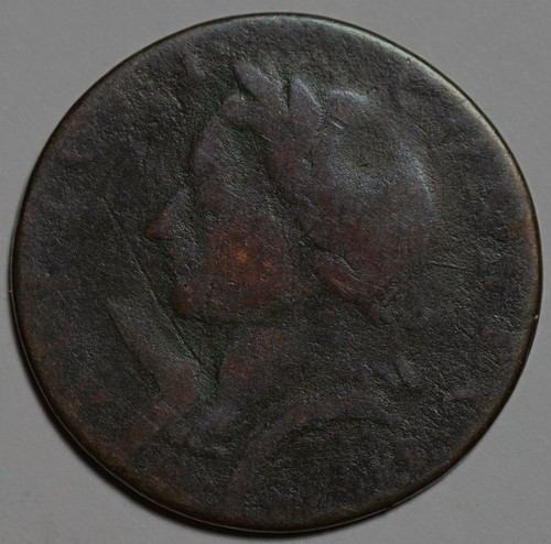 1787 Connecticut Colonial Copper Coin, Horned Bust, Miller 4-L | eBay