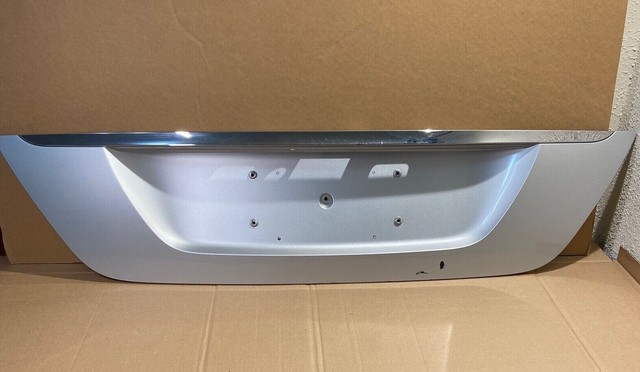 MERCEDES W211 Trunk Lid License Plate Panel White OEM 2118100173 for ...
