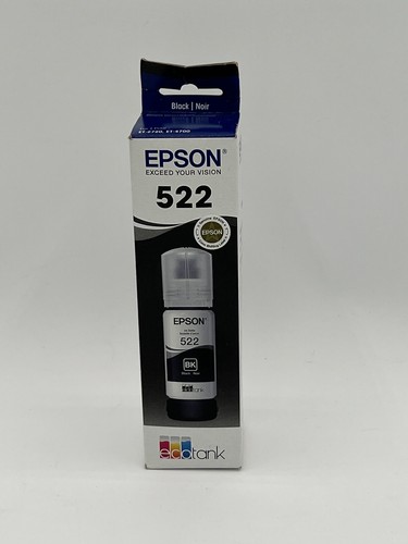 Epson 522 Black Ink Bottle, 65ml, EXP. 09/2024 NEW | eBay