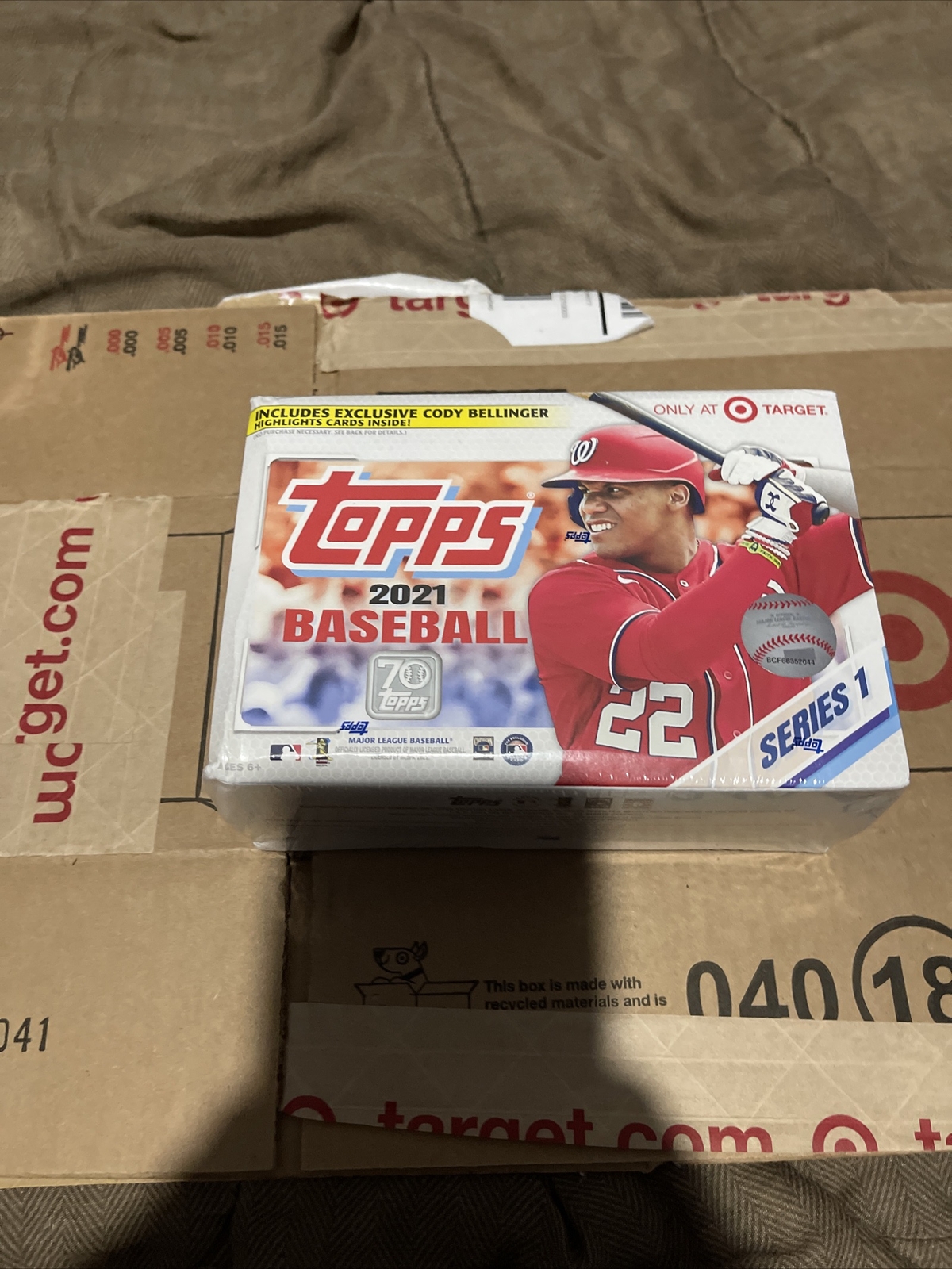Topps 2021 Series One 1 Baseball MEGA BOX Factory Sealed 256 Cards ...