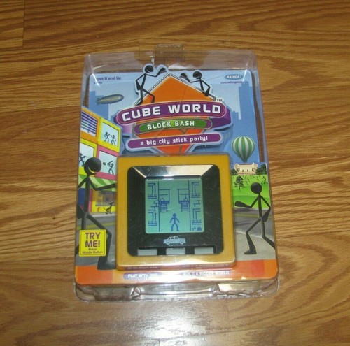 2007 Mattel Inc. Radica Cube World Block Bash a Big City Stick Party L7 ...