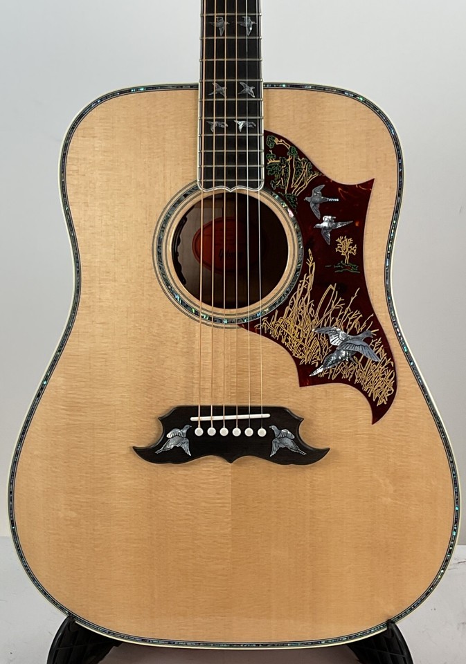Gibson Acoustic Doves In Flight Acoustic Guitar - Antique Natural ...