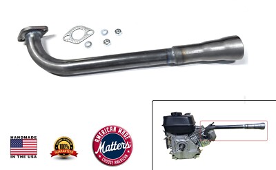 15" 3 Stage Exhaust for Predator 212 & 224. GX160, GX200, Go Kart ...