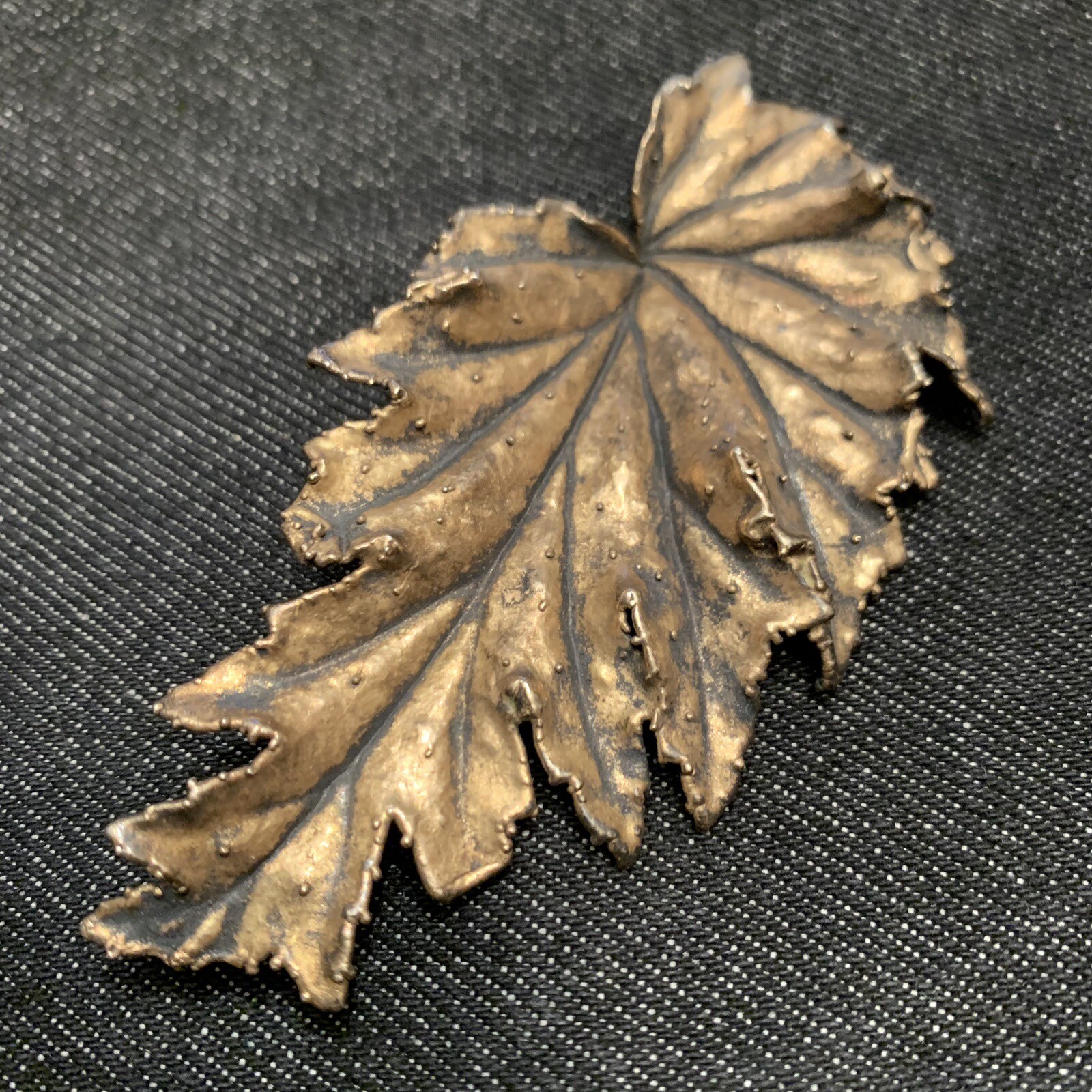 DENMARK FLORA DANICA STERLING GOLD VERMEIL Angel Wing… - Gem